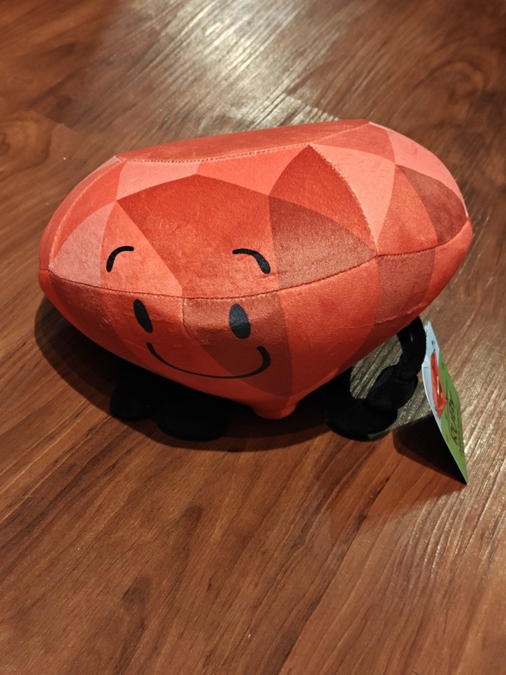 Official Battle for Dream Island Ruby Plush Figure Toy BFDI Stuffed ...