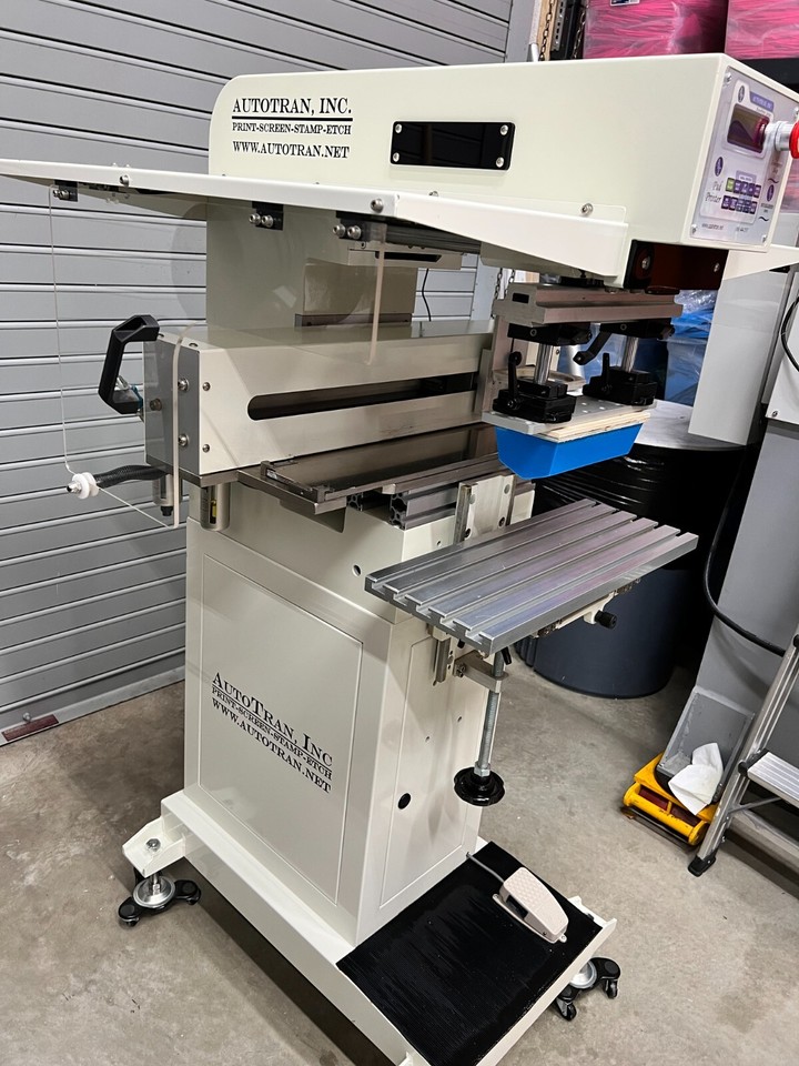 Pneumatic Pad Printer with Sealed Ink Cup and Shuttle 110v | eBay