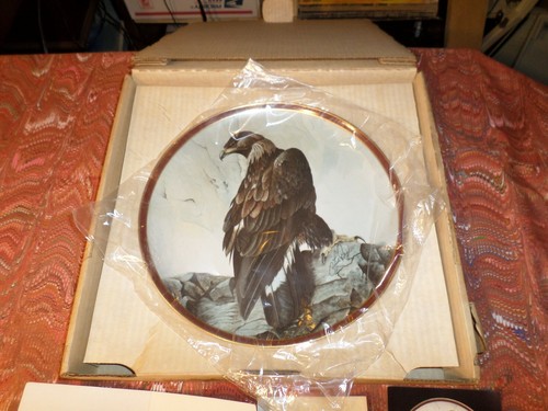 Hamilton Collection Golden Eagle Plate Majestic Birds of Prey. Original ...