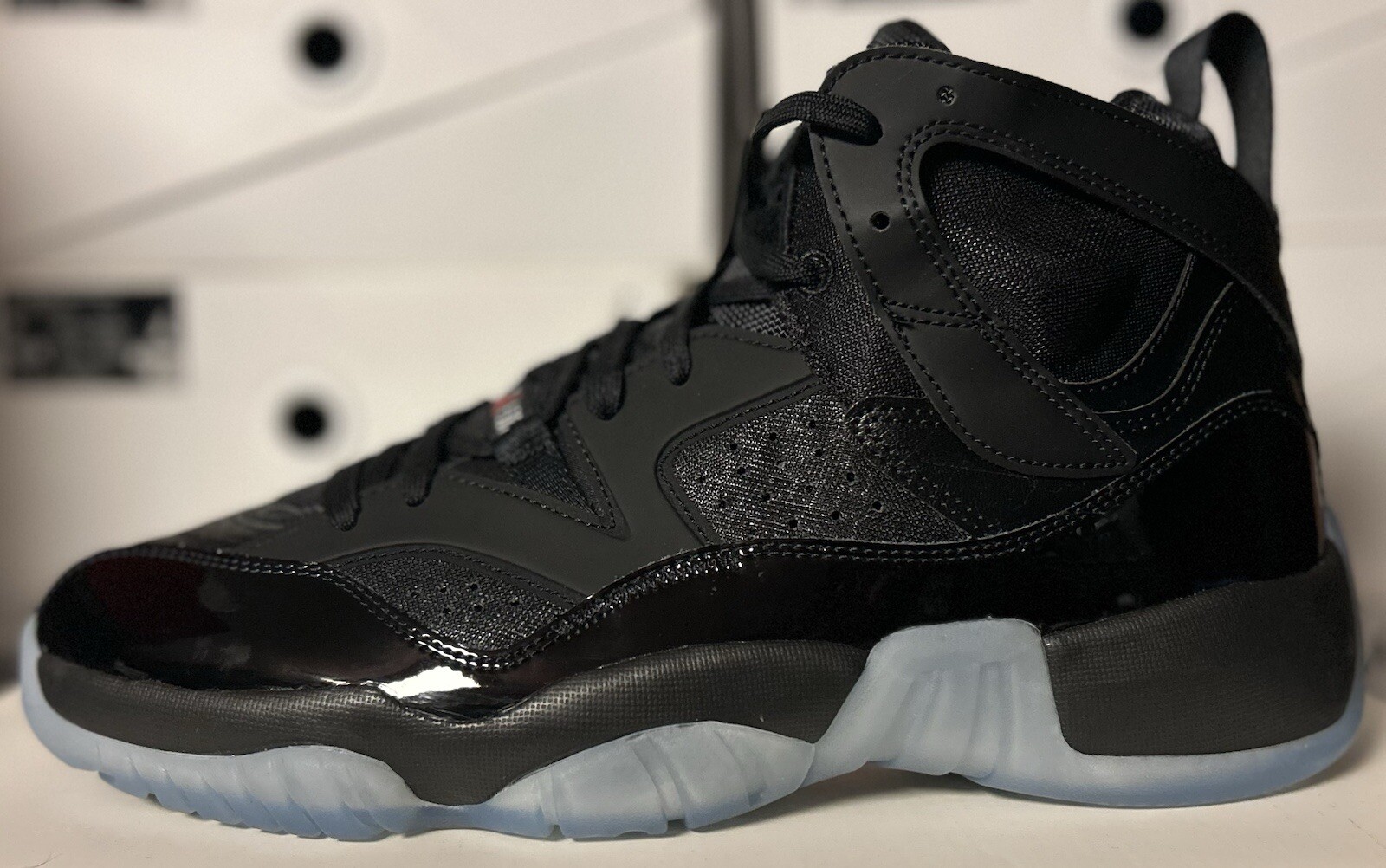 Nike Air Jordan Jumpman Two Trey Black University Red DO1925-003 Mens ...