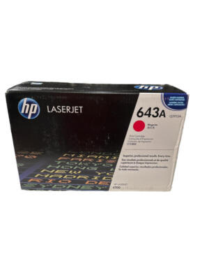 Genuine HP LaserJet Toner 643A Magenta Q5953A OEM, Sealed, Free Ship | eBay