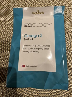Eqology Omega 3 Test Kit New And Sealed Expiry 4/2025 | eBay