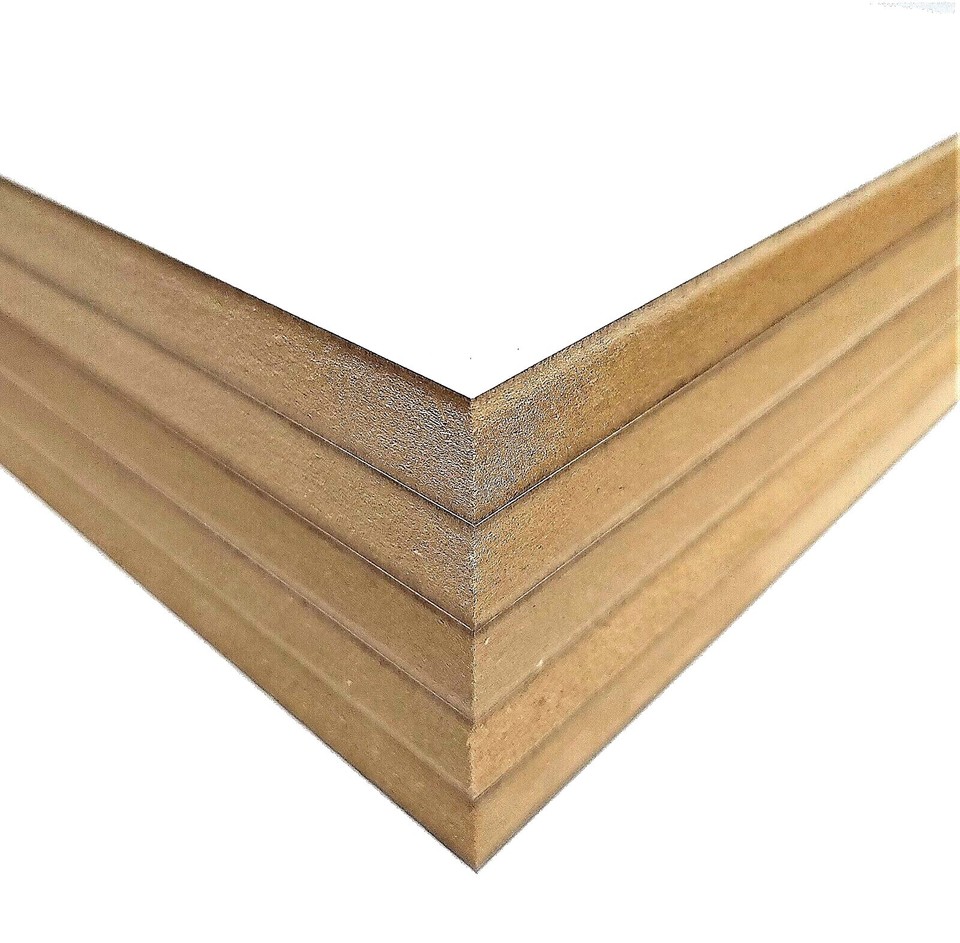 MDF Panel Board Matt Melamine Face Colour:White - Size:Cut to Size ...