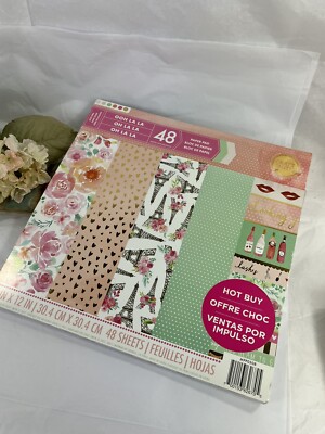 Craft Smith Scrapbooking Paper Shabby Chic Love Themed | eBay