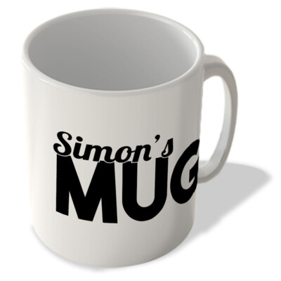Simon's Mug - Name Mug | eBay UK