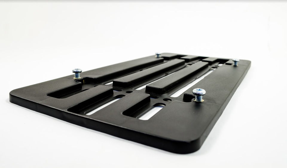 10 Universal License Plate Holder Mounting Relocator Adapter Bumper Kit ...