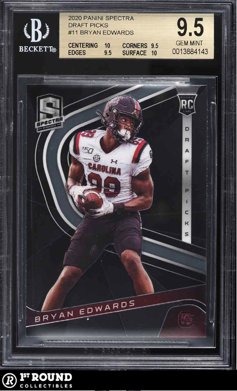 2020 Panini Chronicles Draft Picks - Spectra Draft Picks Bryan Edwards ...