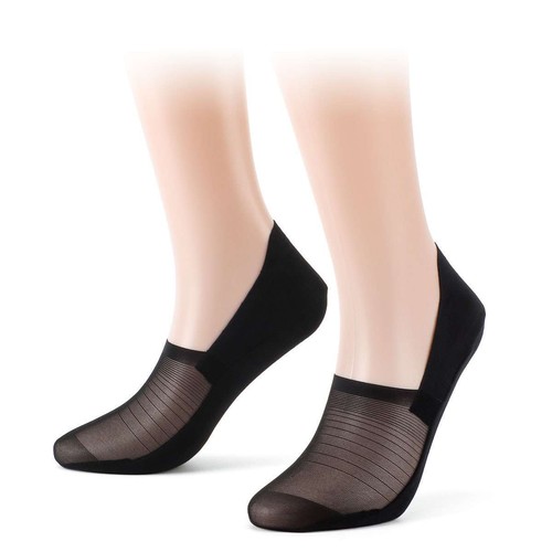 3/ 5Pairs Mens Cotton Mesh Socks No Show Ankle Low Cut Nonslip ...