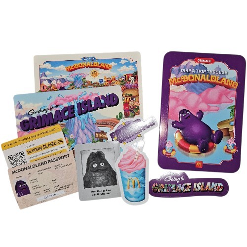 Rare McDonald’s Grimace Birthday Collector’s Set | eBay