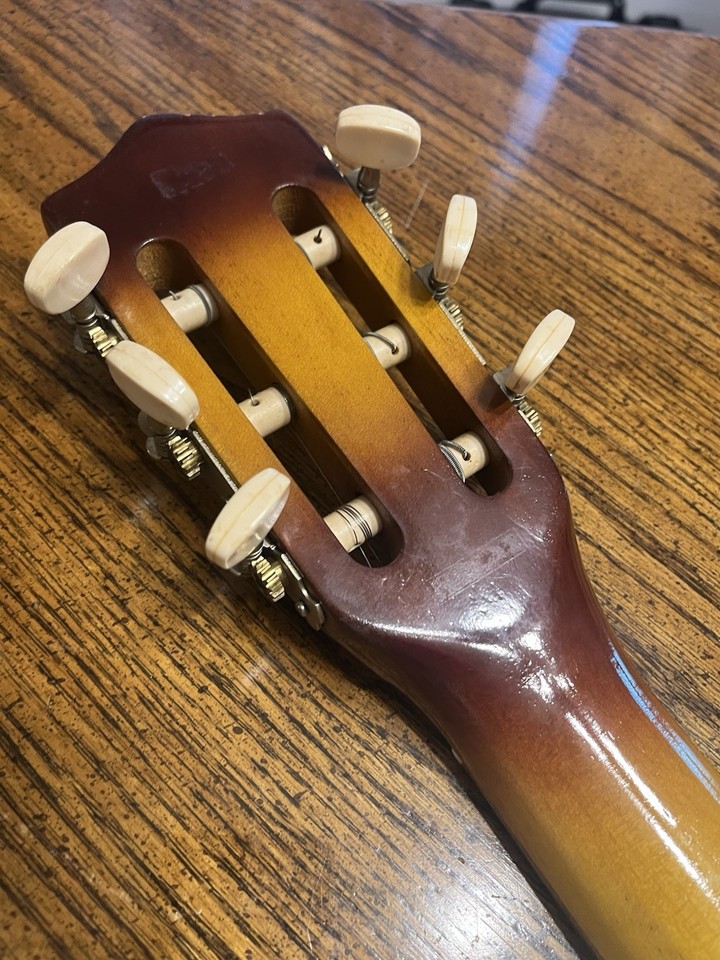 Vintage 1970s Global Musical Instrument Co 6 String Acoustic Guitar | eBay