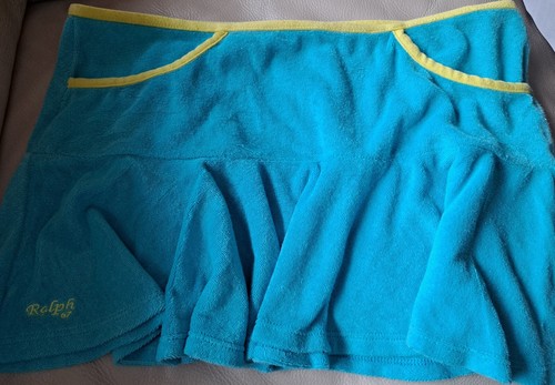 Ralph Lauren 67 Turquoise Terry Cloth Bathing Suit Coverup Skirt Size ...