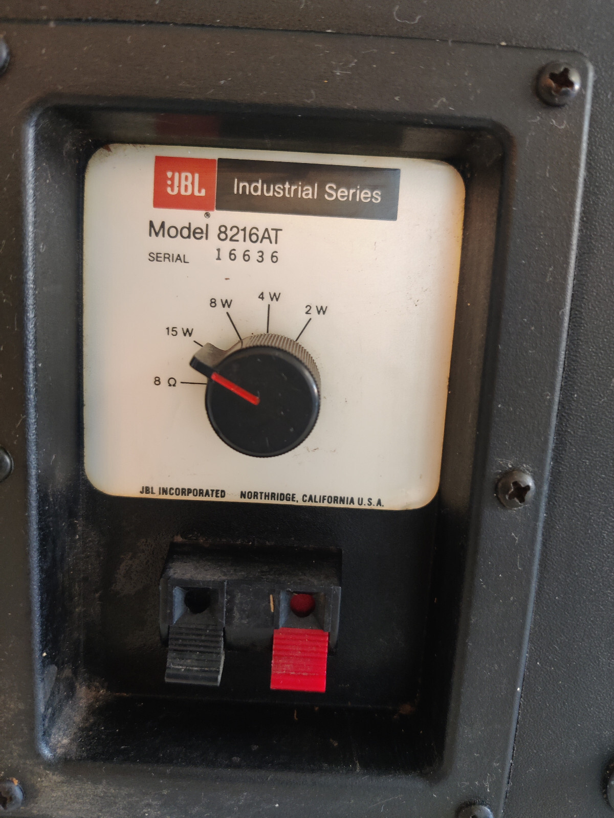 Pair JBL 8216AT Industrial Series Speaker Monitor | eBay