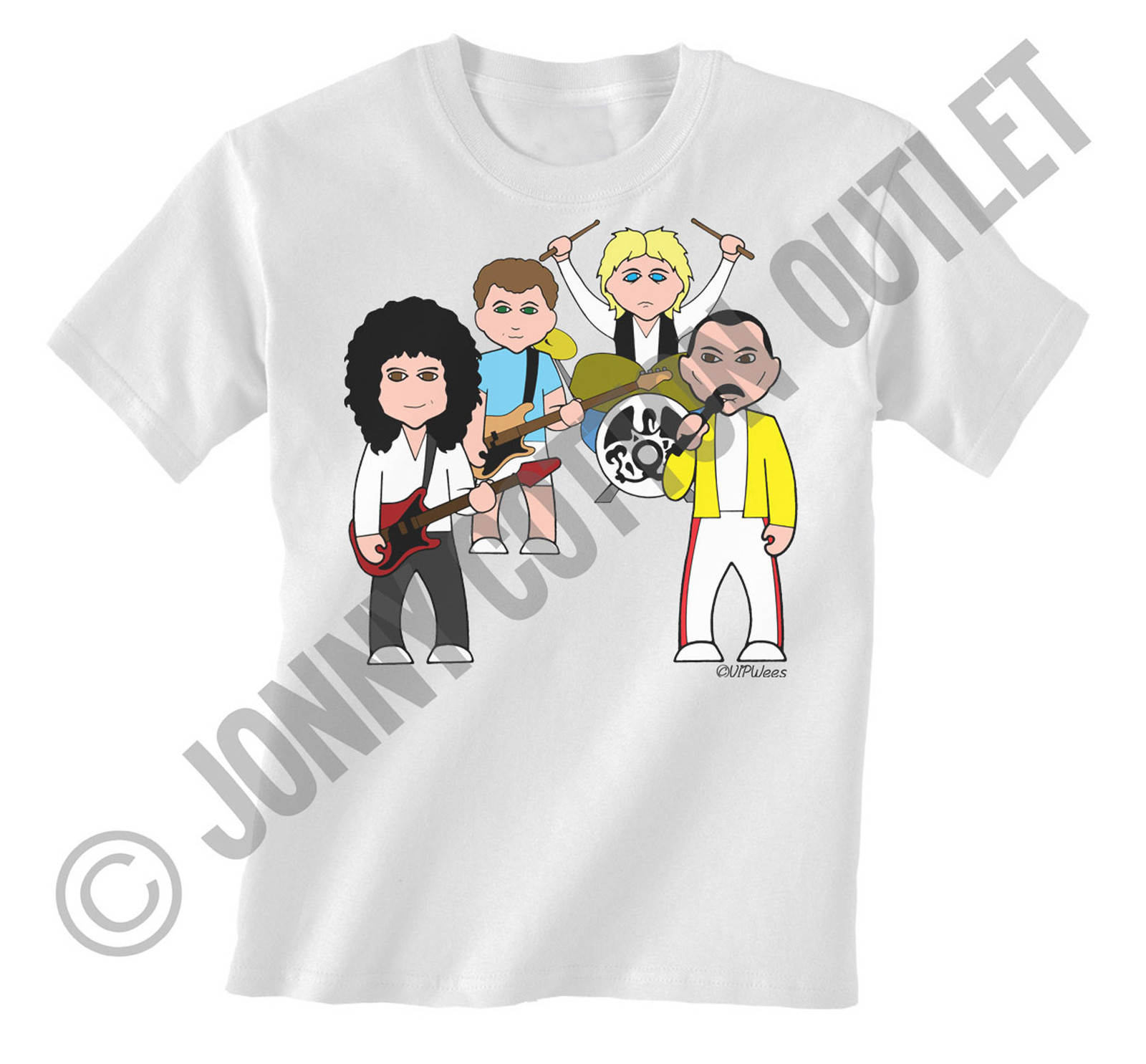 VIPwees Childrens ORGANIC TShirt Best British Bands Music Inspired ...