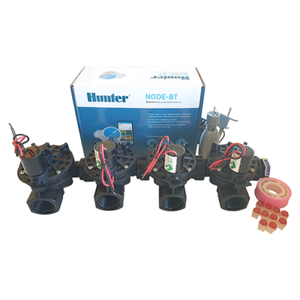 Hunter NODE 400 Bluetooth Kit - Solenoids,Connectors,Sensor, 9V Battery ...