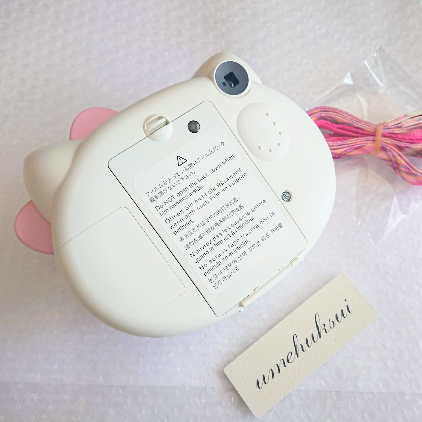 Fujifilm Hello Kitty Instax Mini Camera Kit Cheki Pink Cute Kawaii ...
