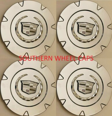 4pcs. Cadillac center caps hubcaps chrome Escalade EXT ESV 5303B ...