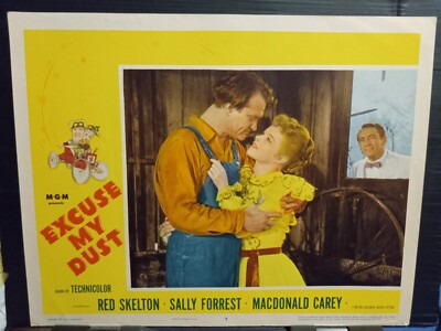 Lobby Card 1951 EXCUSE MY DUST Red Skelton Sally Forrest best CU ...