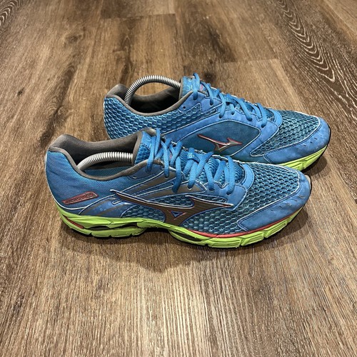 Mizuno Wave Inspire 9 Blue Green Running Sneaker Shoes Womens Size 11W ...