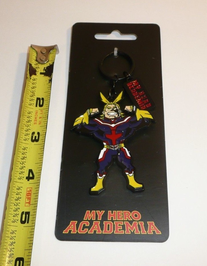 My Hero Academia All Might Metal Hanging Keychain Key Chain Anime Game ...