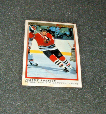1990-91 O-Pee-Chee Premier JEREMY ROENICK Rookie Card #100 Chicago ...