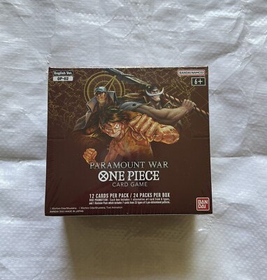 Bandai One Piece Paramount War Booster Box - 24 Packs / OP02 ...