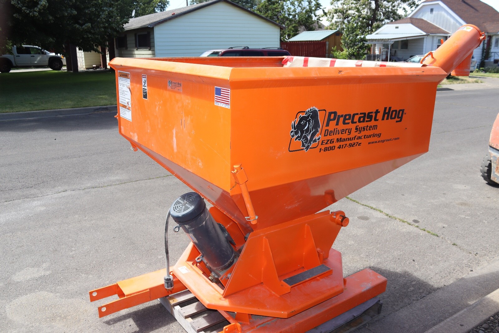 Grout Hog Grout Delivery System PRECAST 1 1/2 YARD 180V | eBay