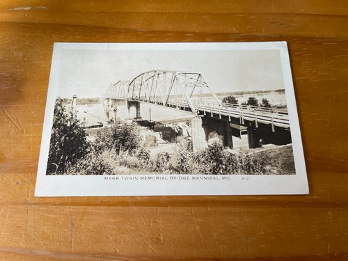 Mark Twain Memorial Bridge, Hannibal, Missouri MO Vintage Postcard ...