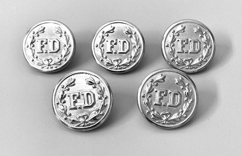 Set of 5 New Firefighter 7/8” Fire Department FD Class A Uniform ...