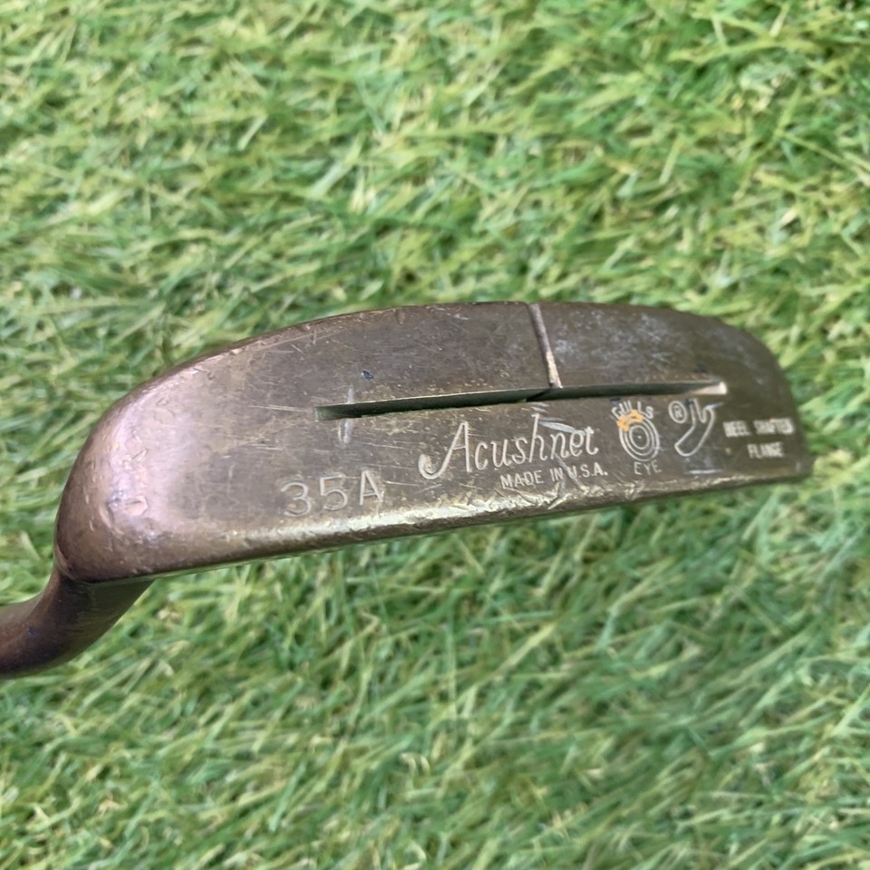 Acushnet Bullseye 35A Heel Shafted Flange Putter Steel RH 34" All ...