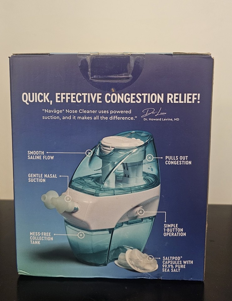 New Navage Congestion Relief Nasal Irrigation System | eBay