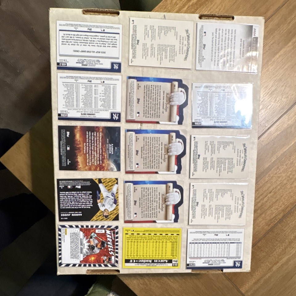 Topps Aaron Judge New York Yankees 2022 15 Card Lot Gypsy Queen Fire ...