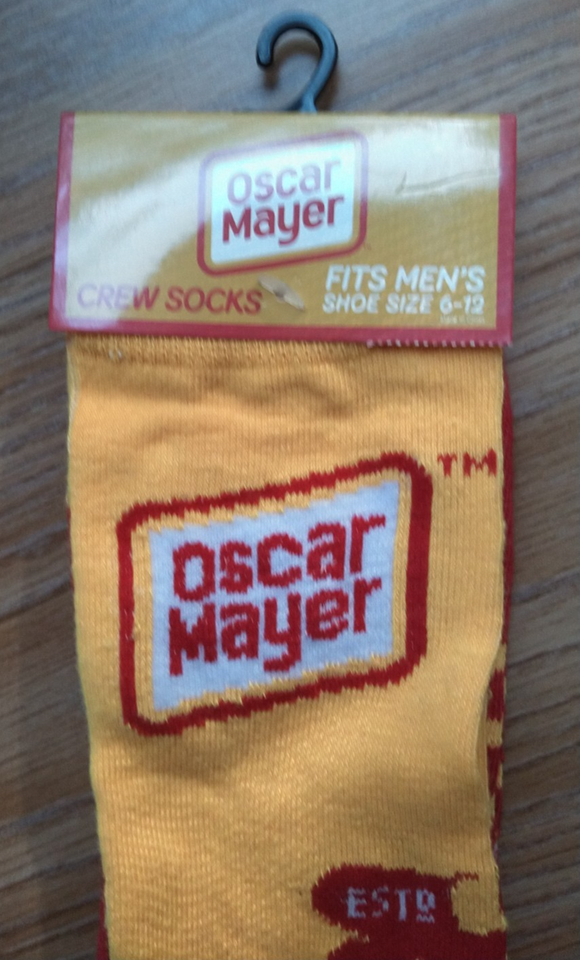 Socks, Oscar Mayer, men's,crew length, new in package, Weiner, | eBay