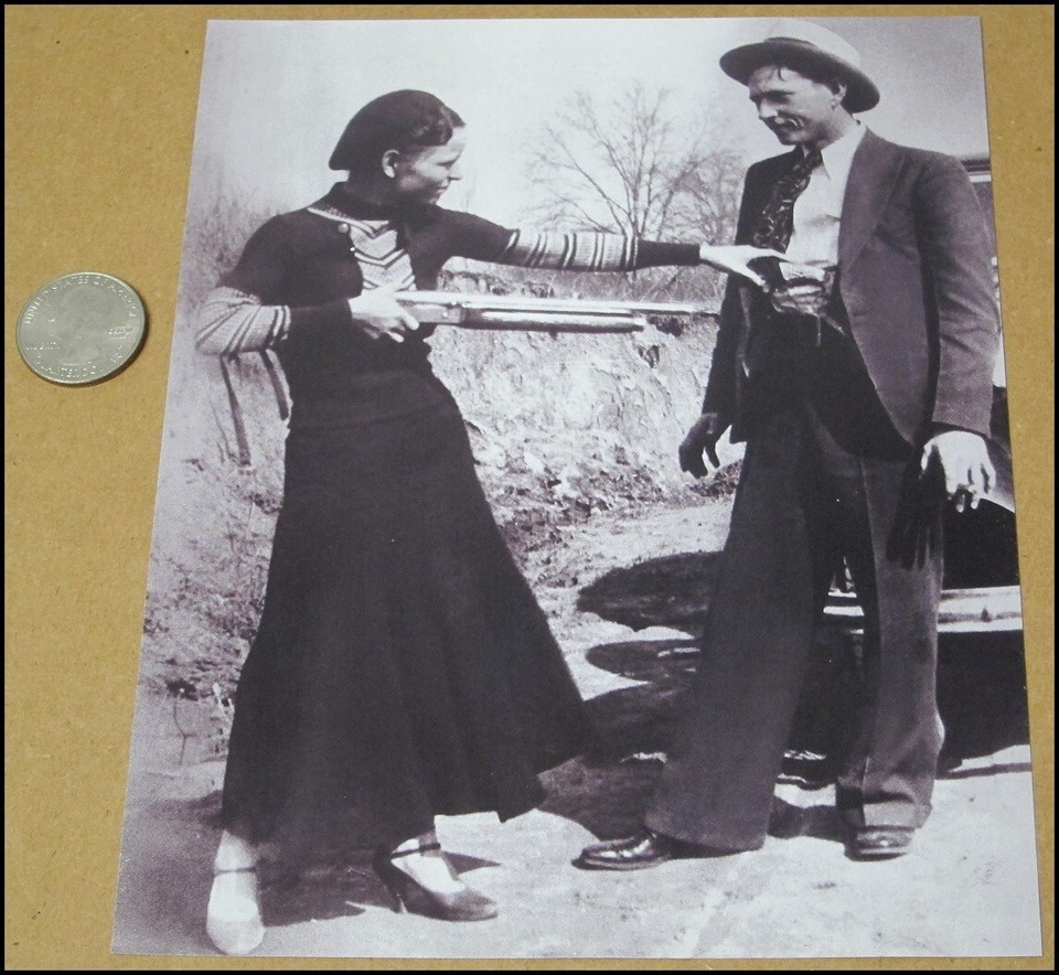 2003 Bonnie and Clyde (1933) Photo Clipping 5.75"x7.5" Parker Barrow ...