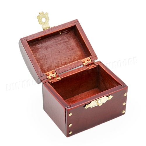 Dolls House 1:12 Scale Miniatures Treasure Chest Vintage Storage ...