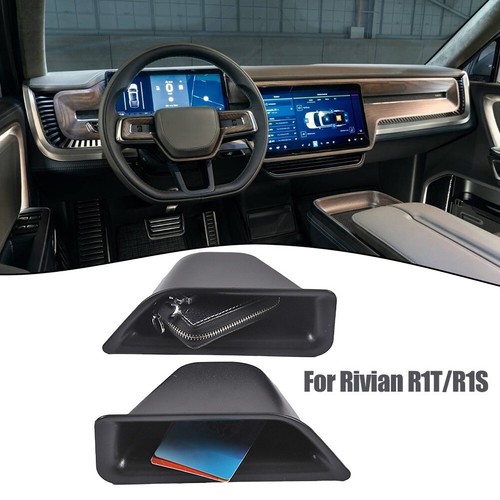 Black ABS Door Storage Box for Rivian R1T/R1S Enhance Your Driving ...