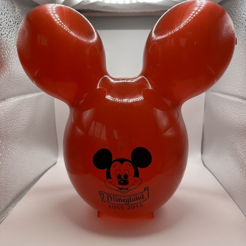 Disneyland 60th Anniversary ( Red ) Mickey Mouse Popcorn Bucket Disney ...