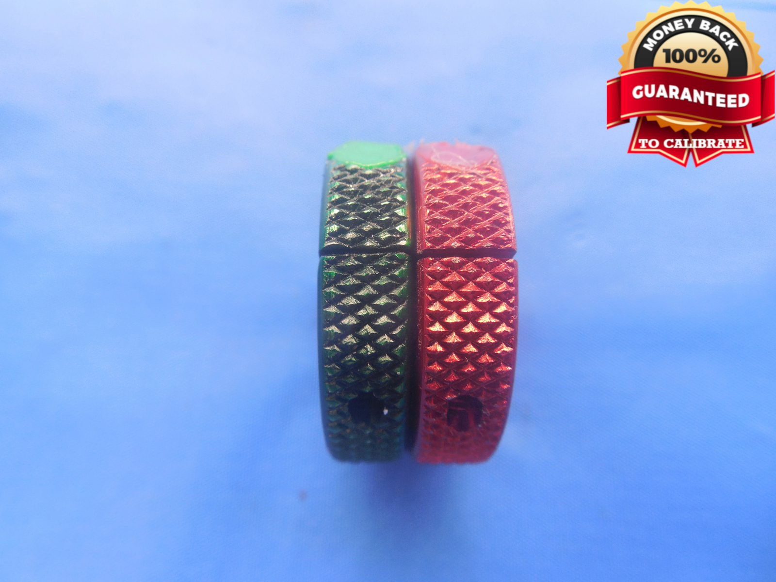 M2.5 X .45 6g METRIC THREAD RING GAGES 2.5 0.45 GO NO GO P.D.'S = 2.188 ...