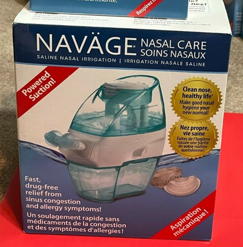 Buy Navage Nasal Care Saline Nasal Irrigation System Nose Cleaner w/18 ...