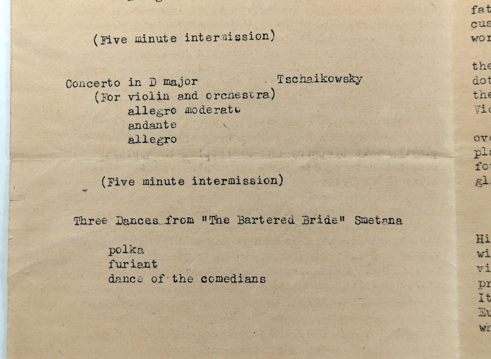 1946 NIPPON PHILHARMONIC ORCHESTRA US Yokohama Base Japan Joseph ...