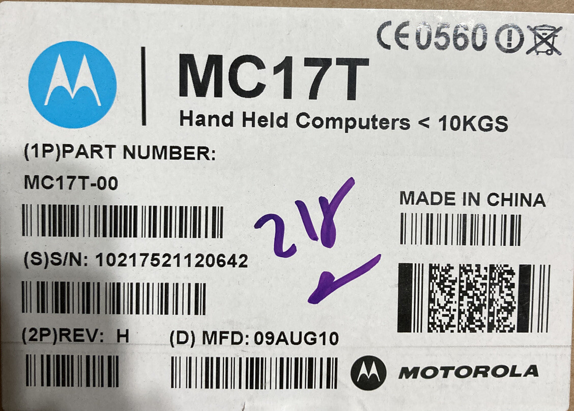 Motorola Scanner MC17/MC17A/MC17T for sale online | eBay