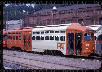 PAT TRANSIT. PCC CAR #1765. Pittsburgh (PA). Original Slide 1974. | eBay