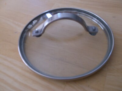 SIMPLY Calphalon Glass & Stainless-Steel Lid Outer 6 1/4" - Inner 5 1/2 ...