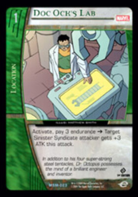 VS System: Doc Ock's Lab [Played] Marvel Web of Spider-man TCG CCG ...