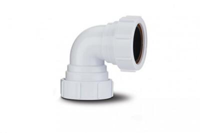 Polypipe 40mm Compression Waste Elbow White | eBay