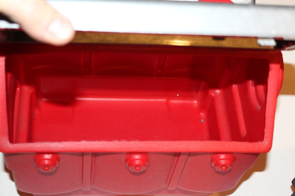 VTG 1971 Kenner SSP Red Six Pack Carrying Case w Dividers Smash Up ...