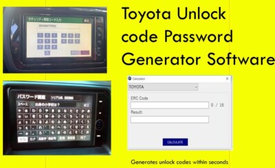 Toyota Radio Code Calculators | eBay