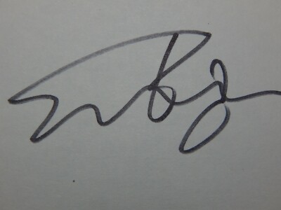 Eric Bogosian Actor Law & Order Criminal Intent Autograph Signature ...