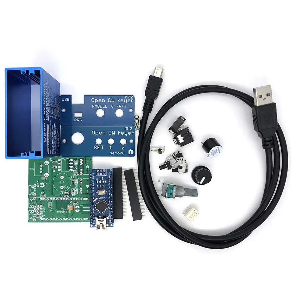 Open CW Keyer MK2 KIT DIY KITS / Finished + Metal case + USB cable | eBay