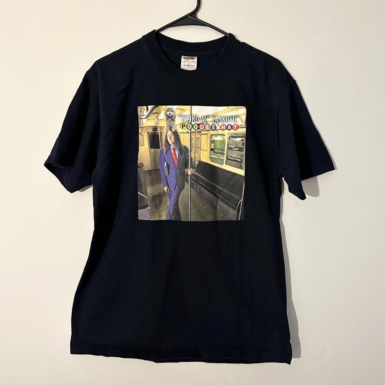 Weird Al Yankovic "Poodle Hat" Tour T-shirt, Black, S… - Gem