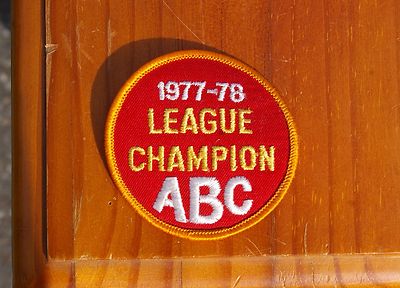 1977-78 League Champion ABC 3" Embroidered Patch American Bowling ...